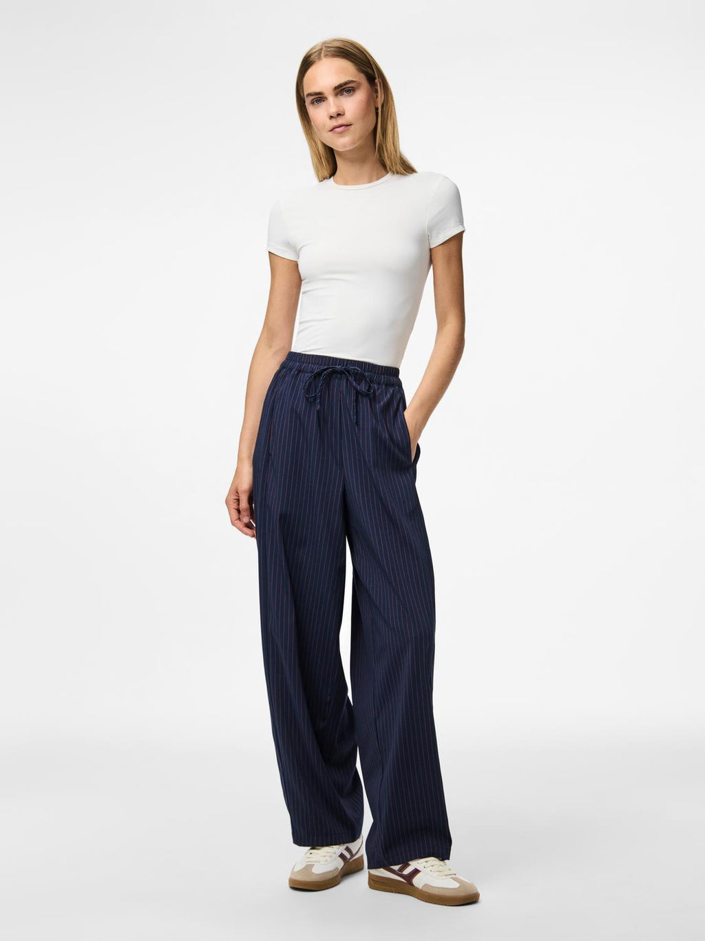 PCANJA Trousers - Maritime Blue